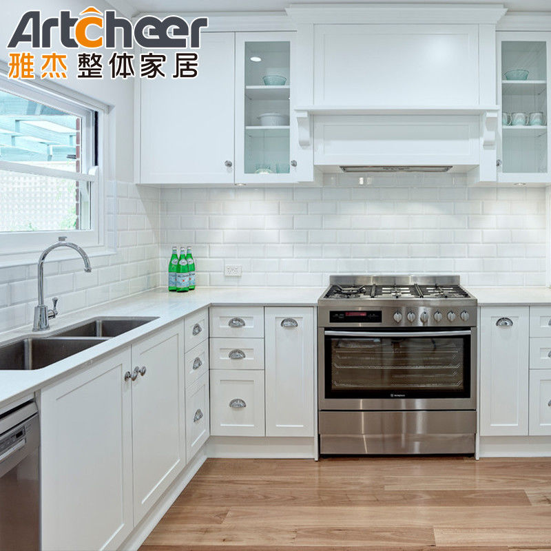 Shaker Modular Kitchen Cabinets Modern Read To Assemble Designs for ...