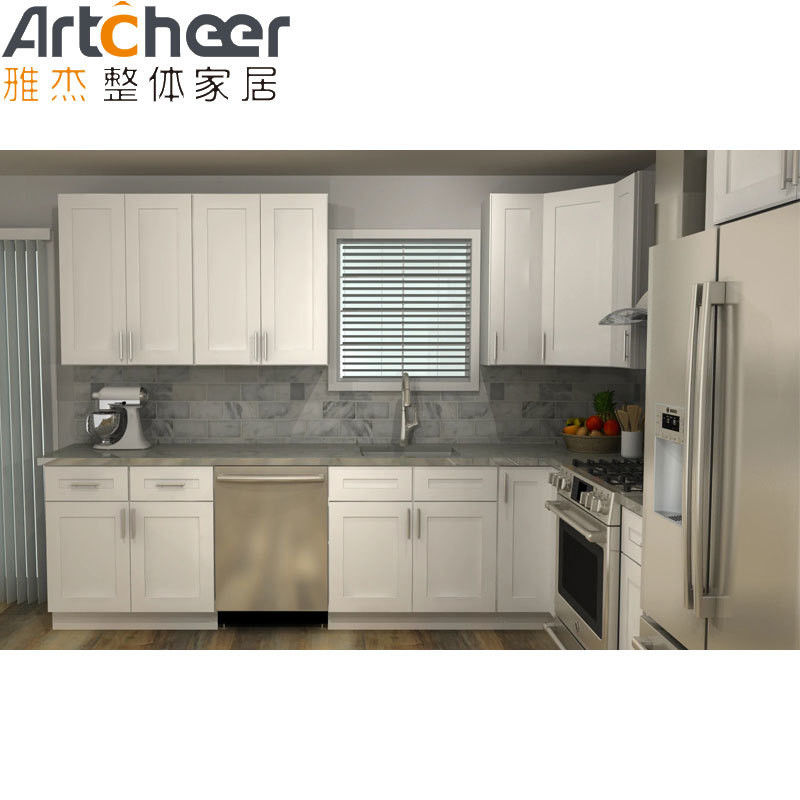 Affordable Flat Pack Kitchen Cabinet with HPL/HPDL Door Material and ...