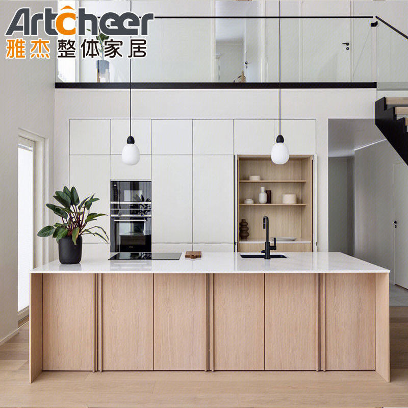 Modular Kitchen Cabinets for Small Kitchen Room Solid Wood Storage ...